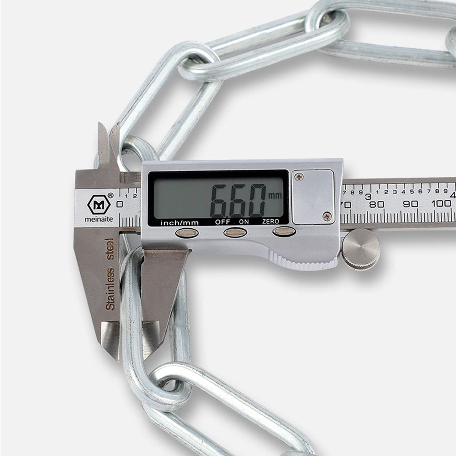 Chain Lock, Bike Lock Chain, Bike Lock Cable, 3.3ft Motorcycle Chain Locks Heavy Duty Bike Chain Locks Security Chain with 2 Key 6.6mm Thick Cut Proof Bicycle Chain Lock for Moped, Scooter, Gates