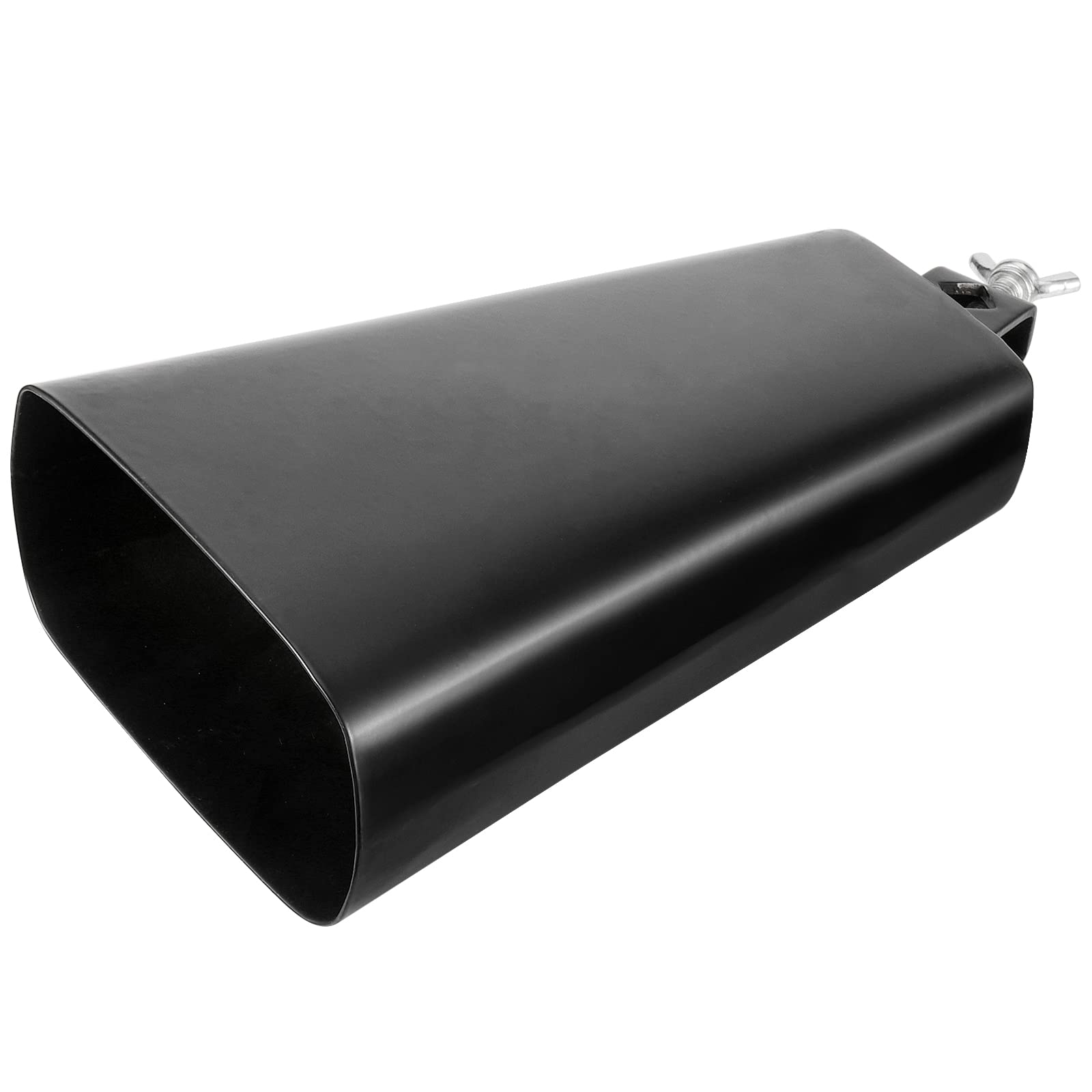 MAHIONG 2 Pack 9 Inch Cow Bell, Metal Noise Makers with Stick, Black Cowbell Percussion Instrument for Drum Set, Hand Percussion Cowbell for Sporting Events, School, Wedding, Farm