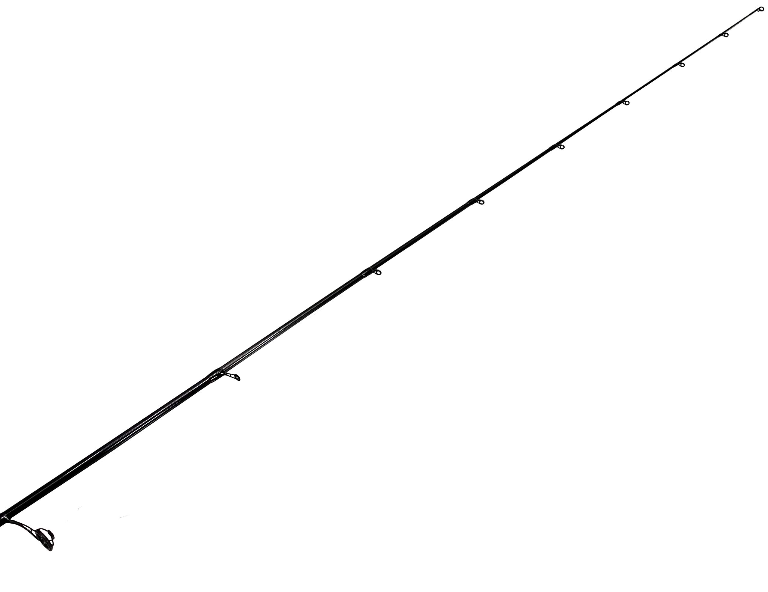 Carrot Stix 1 Piece Spinning Fishing Rod Wild Wild Black with Microwave Guides 6' 7" Medium Heavy Fast …