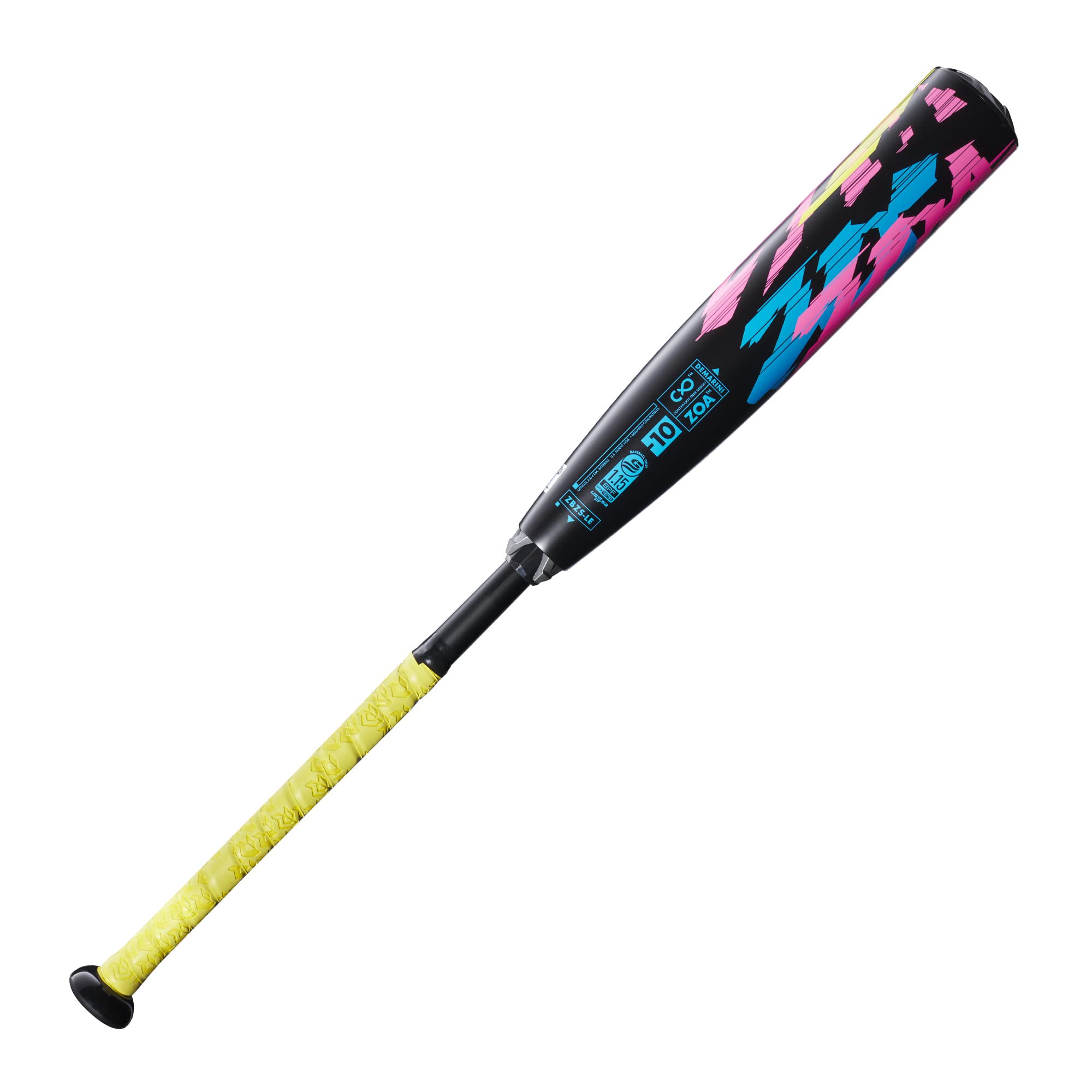 DeMarini 2022 Zoa Glitch (-10) USSSA Baseball Bat - 28"/18 oz