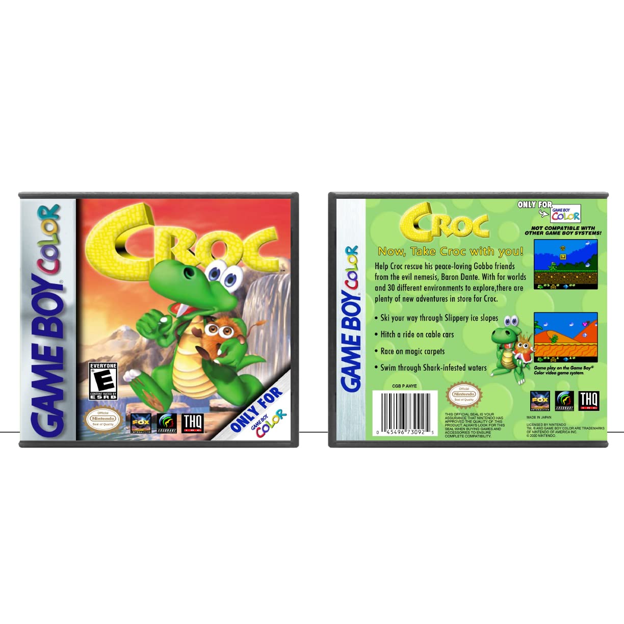 Croc: Legend of the Gobbos | (GBC) Game Boy Color - Game Case Only - No Game