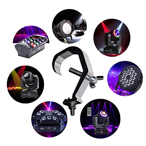 C Clamp Mounting Truss Bracket Hook Clamp for DJ Lights Par Spotlight Moving Head Light Pole Mount Stage Lighting Kit Lighting Stand and Truss Package (4 pack)