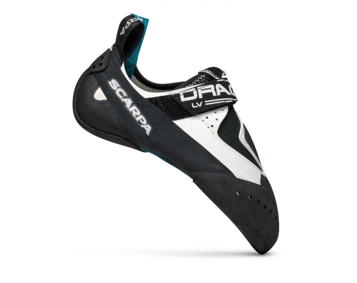 SCARPA Drago LV Rock Climbing Shoes for Sport Climbing and Bouldering - Low-Volume Fit and Specialized Performance for Sensitivity - White - 6.5