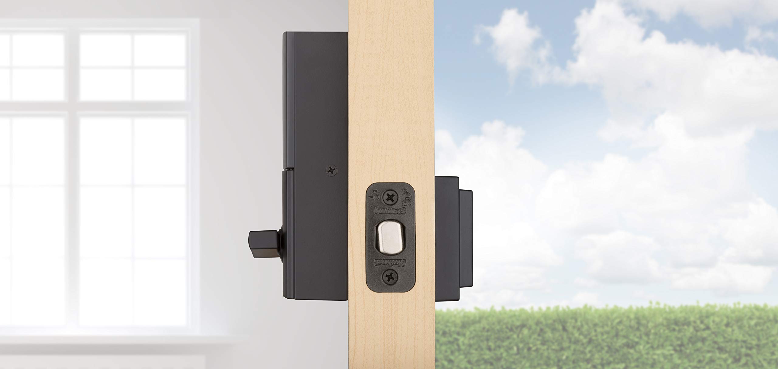 Kwikset 99250-208 Kevo Contemporary Bluetooth Deadbolt, Polished Chrome