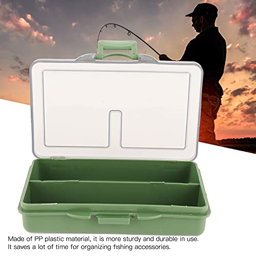 Carp Fishing Tackle Box, Fishing Tackle Accessories Convenient Mini Storage Box Lightweight for Bait(2 Cells)