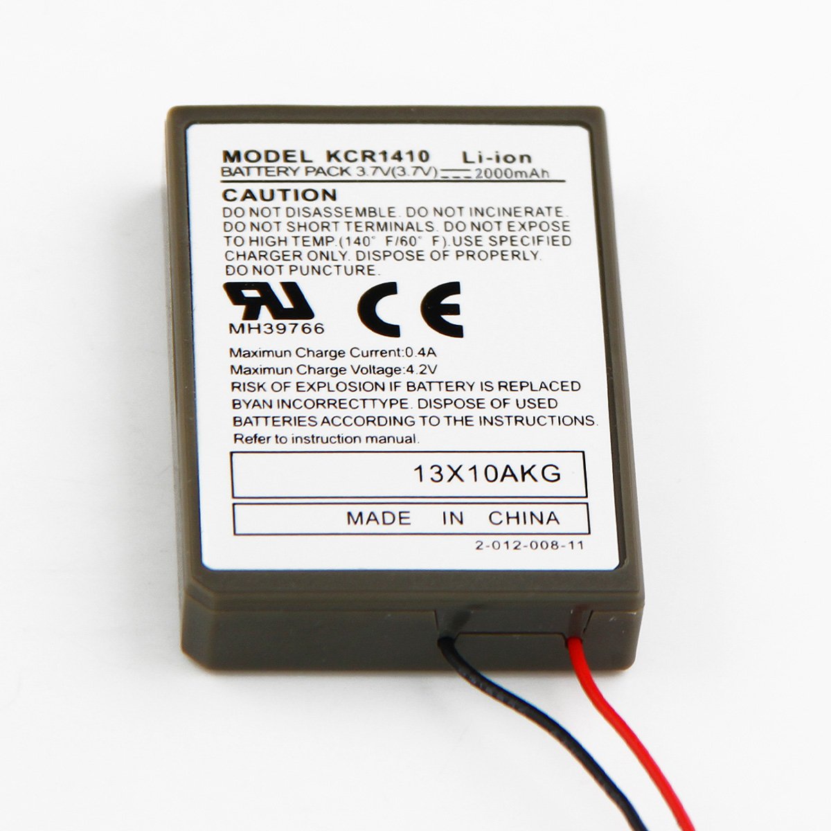 PS4 Rechargeable Battery Pack with Charging USB Cable for Sony PS4 DualShock 4 Wireless Controller (Not for Pro Controller)