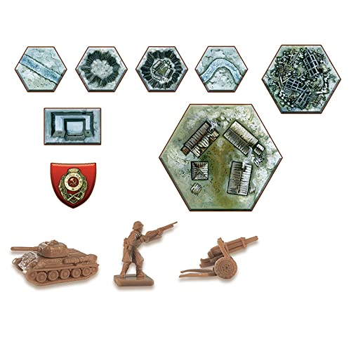 Memoir '44 Eastern Front Board Game EXPANSION - Experience Fierce WWII Battles! Strategy Game for Kids & Adults, Ages 8+, 2 Players, 30-60 Minute Playtime, Made by Days of Wonder