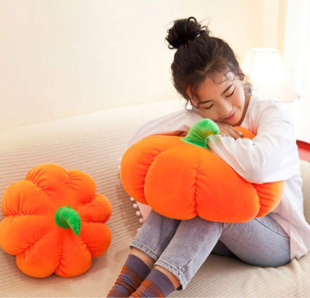GracesDawn Plush Soft Pumpkin Plush Pillow Pumpkin Decoration Sofa Pillow Soft Pumpkin Gift. Plush Toy, Children’s Gift Orange (40cm[15.7] inch)