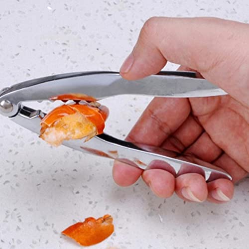 Hemoton Lobster Crackers Crab Plier Crab Leg Cracker Nut Walnut Opener Tool Stainless Steel Seafood Crackers (Silver)