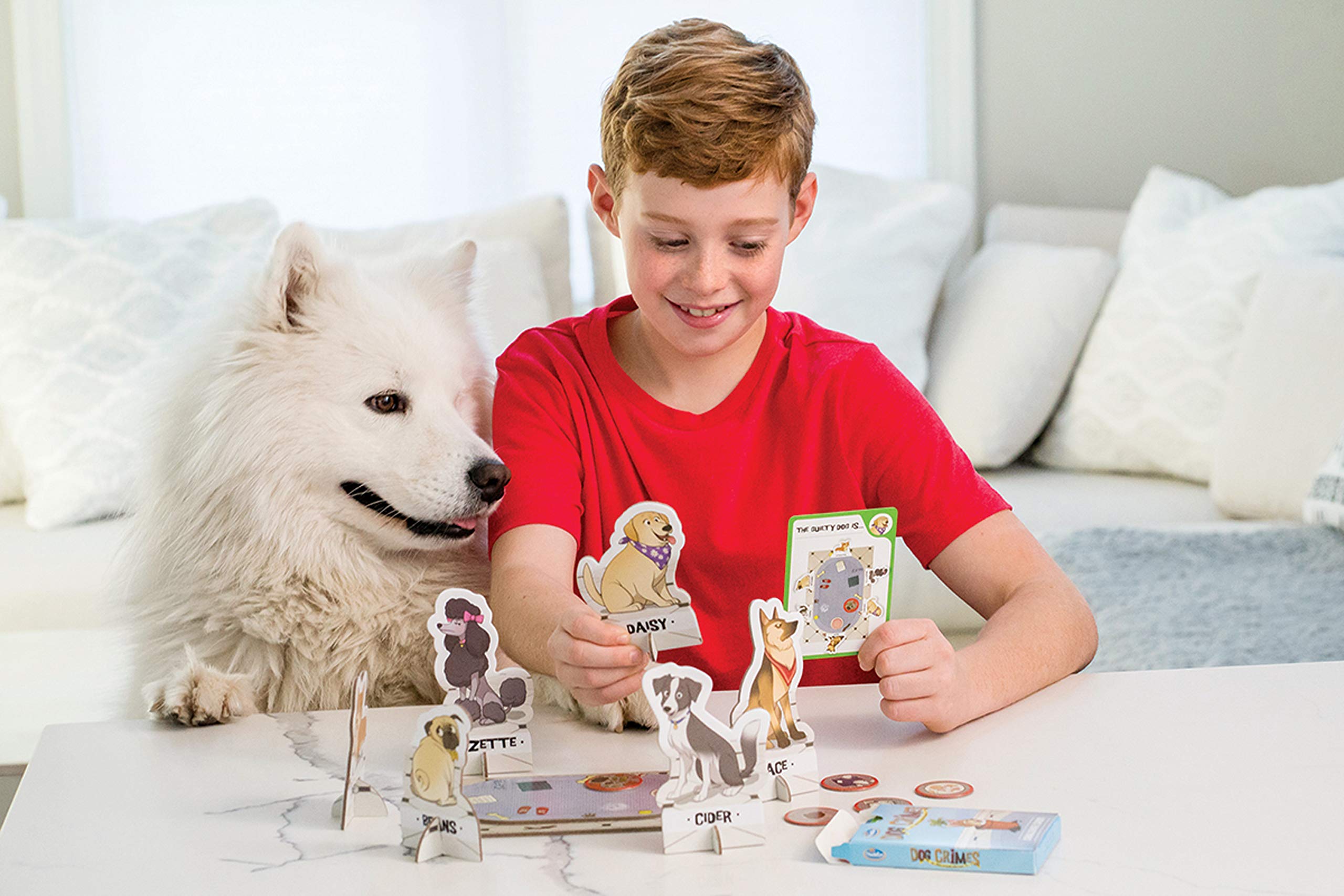 ThinkFun Dog Crimes Logic Game - Engaging Brainteaser for Kids and Adults | Fun Detective Theme | Memory and Reasoning Skill Builder | Unique Artwork | Suitable for Ages 8 and Up