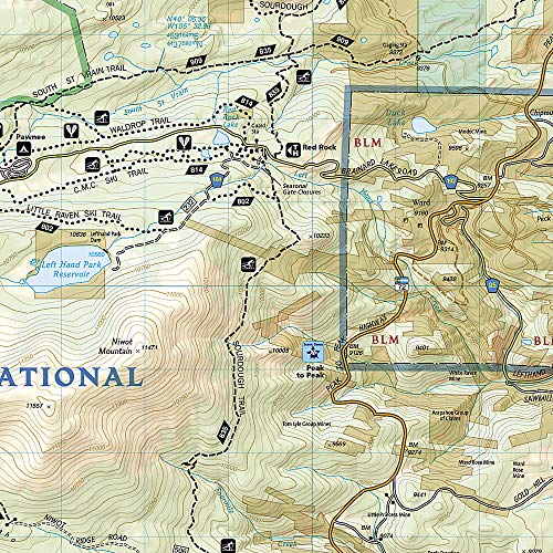 Indian Peaks, Gold Hill (National Geographic Trails Illustrated Map) (National Geographic Trails Illustrated Map, 102)