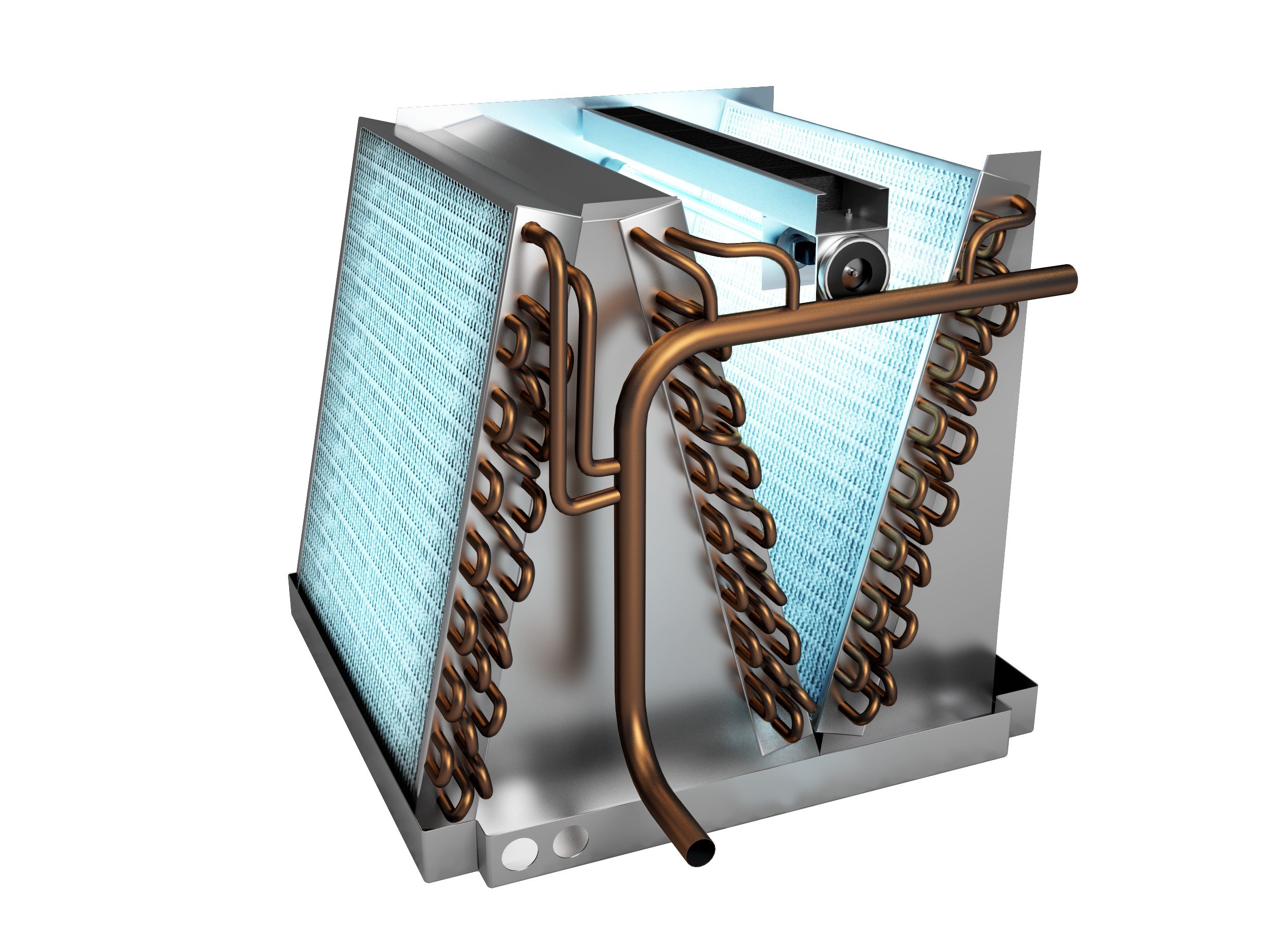Pure UV Whole House PCO UV-C Light system with Activated Carbon filter with magnet for HVAC Ac air conditioning coil. 16.75" long