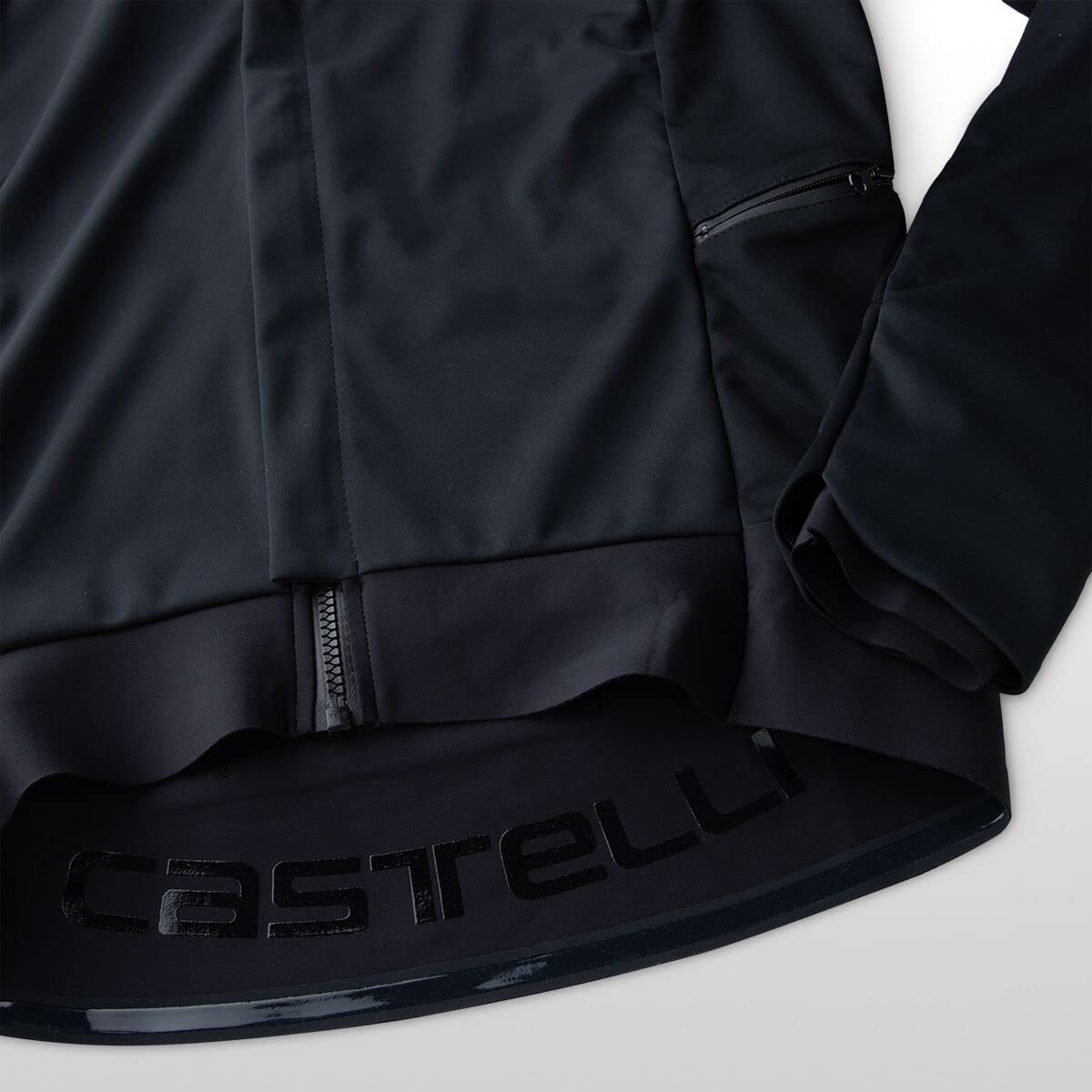Castelli Alpha Ros 2 Limited Edition Jacket - Men's Light Black Outer/Military Green Tape, L