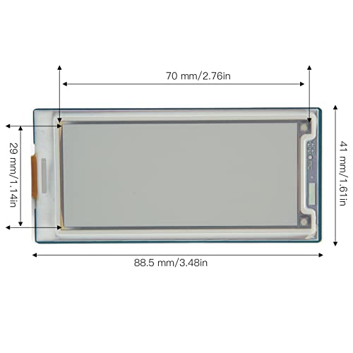 E Paper Electronic Screen Panel, Easy to Install E Paper Screen Display Module 400×168 for Readers