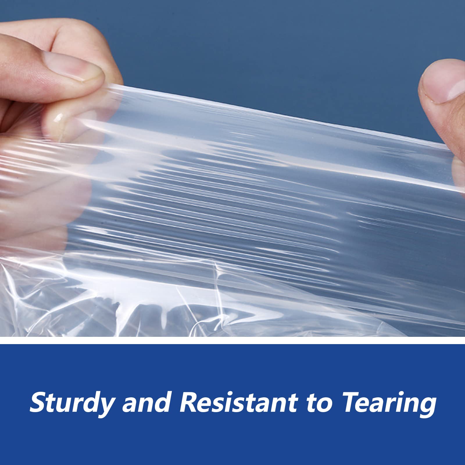 iMailer - 200 Count - 9" x 12" Clear Plastic Poly Bags with Suffocation Warning Self Seal for A4, Documents, Clothing, Shipping, Packaging - Resealable Adhesive, Not Strong