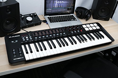 M Audio Oxygen 49 IV | 49 Key USB/MIDI Keyboard With 8 Trigger Pads & A Full Consignment of Production/Performance Ready Controls