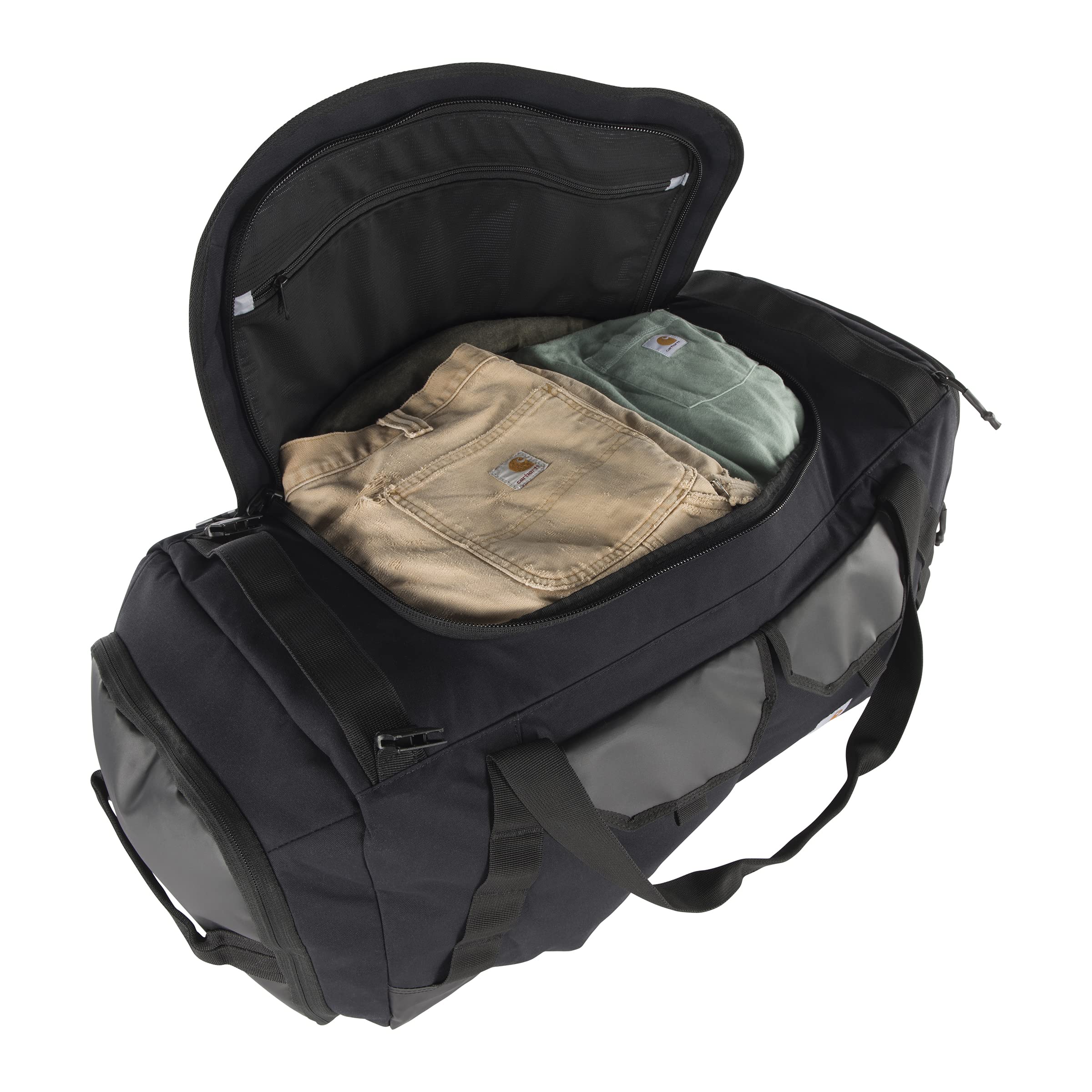 Carhartt Heavy Haul Utility Duffel Bag, Black, 55L
