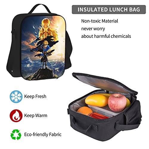 Game Backpack With Pencil Pouch And Shoulder Bag 3 Piece Boys Girls Backpack Combo Set 17in