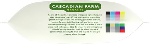 Cascadian Farm Organic Granola with No Added Sugar, Coconut Cashew Cereal, Resealable Pouch, 11 oz.