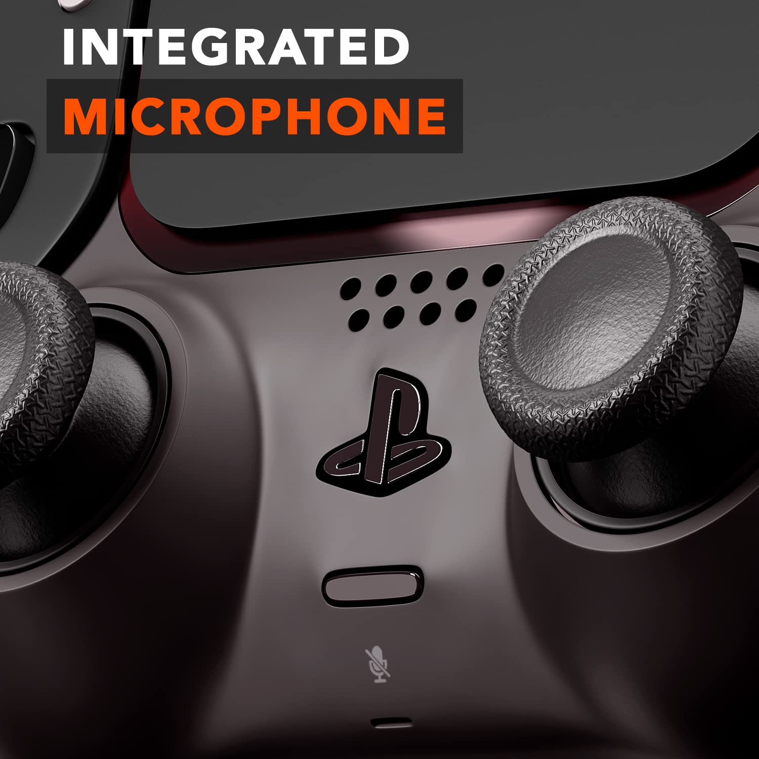 MODDEDZONE Wireless Controller for PS5 with Exclusive and Unique Designs Compatible with PlayStation 5 - The Ideal Christmas Gift for Gaming Enthusiasts - Expertly Crafted in USA Black Mask