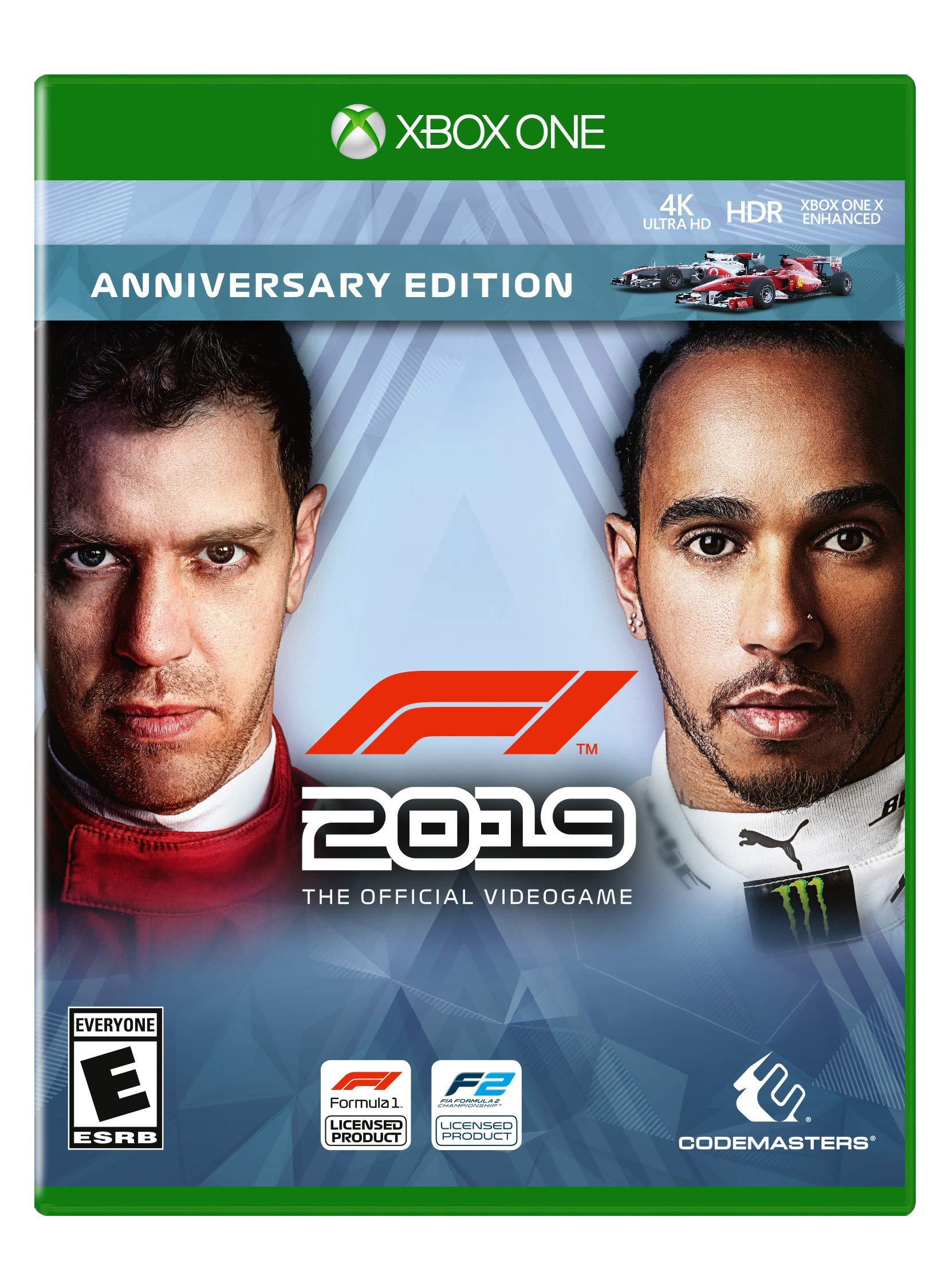 Thrustmaster Ferrari 458 Spider Racing Wheel (Xbox Series X/S & One) and F1 2019 Anniversary Edition (Xbox One)