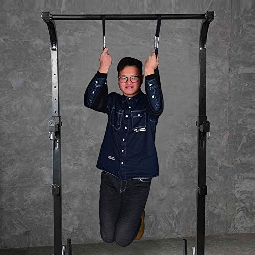 DHTDVD Ab Sling Abs Muscle Cantilever with Horizontal Bar Pull-Ups Hanging Sling Muscle Training Support with Hanging Legs Knee