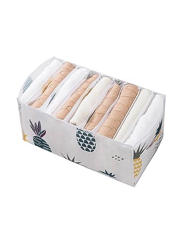 HEYBEC wardrobe storage organizers, Foldable Storage Box, Fabric Wardrobe Storage Organizer, Large Dresser Drawer Organizer, Wardrobe Clothes Organizer for Shirts, Ties, Socks, Bras, Underwear