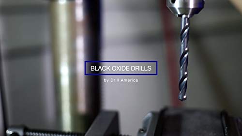 Drill America - DWDNQP6 Q High Speed Steel Black Oxide Drill Bit (Pack of 6), DWDN Series