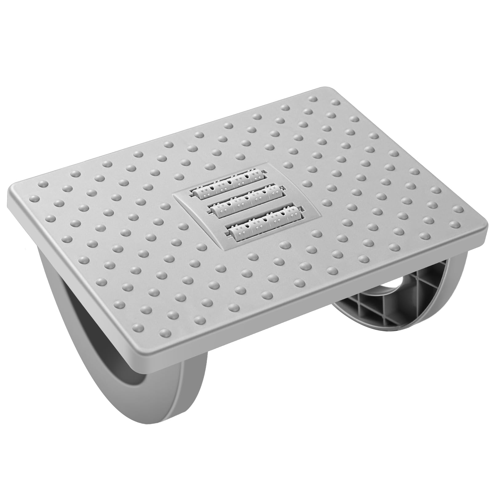 COBETE Rocking Foot Rest Under Desk for Office Use, Comfort Foot Stock for Desk with Massage Function, Ergonomic Adjustable Footrest That Can Improve Sitting Posture and Alleviate Fatigue(Black)
