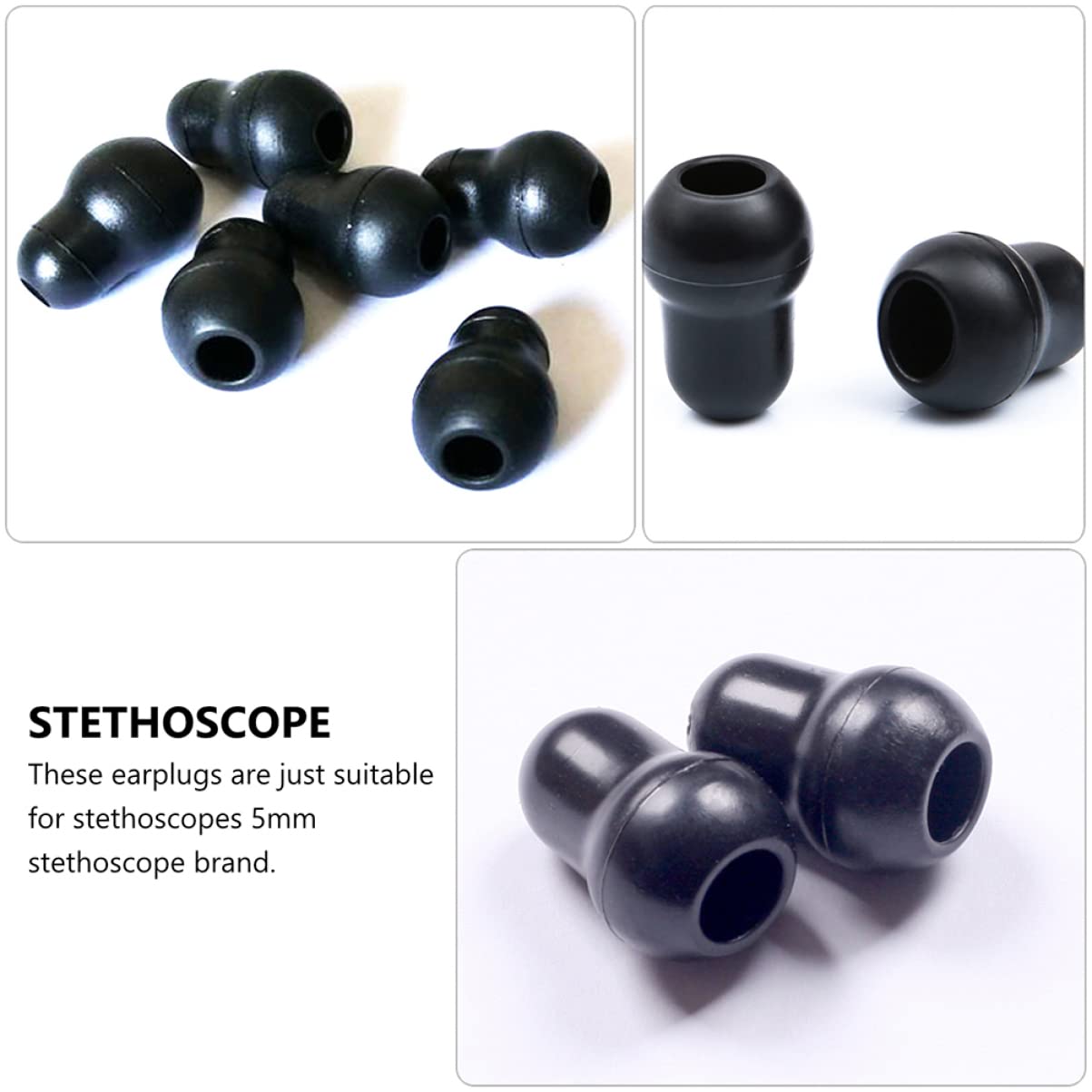 Earplugs Replacement Ear Universal Mm for Queit Accessories Clinic Hospital Tips Silicone Earbuds Stethoscope Echo Earbuds