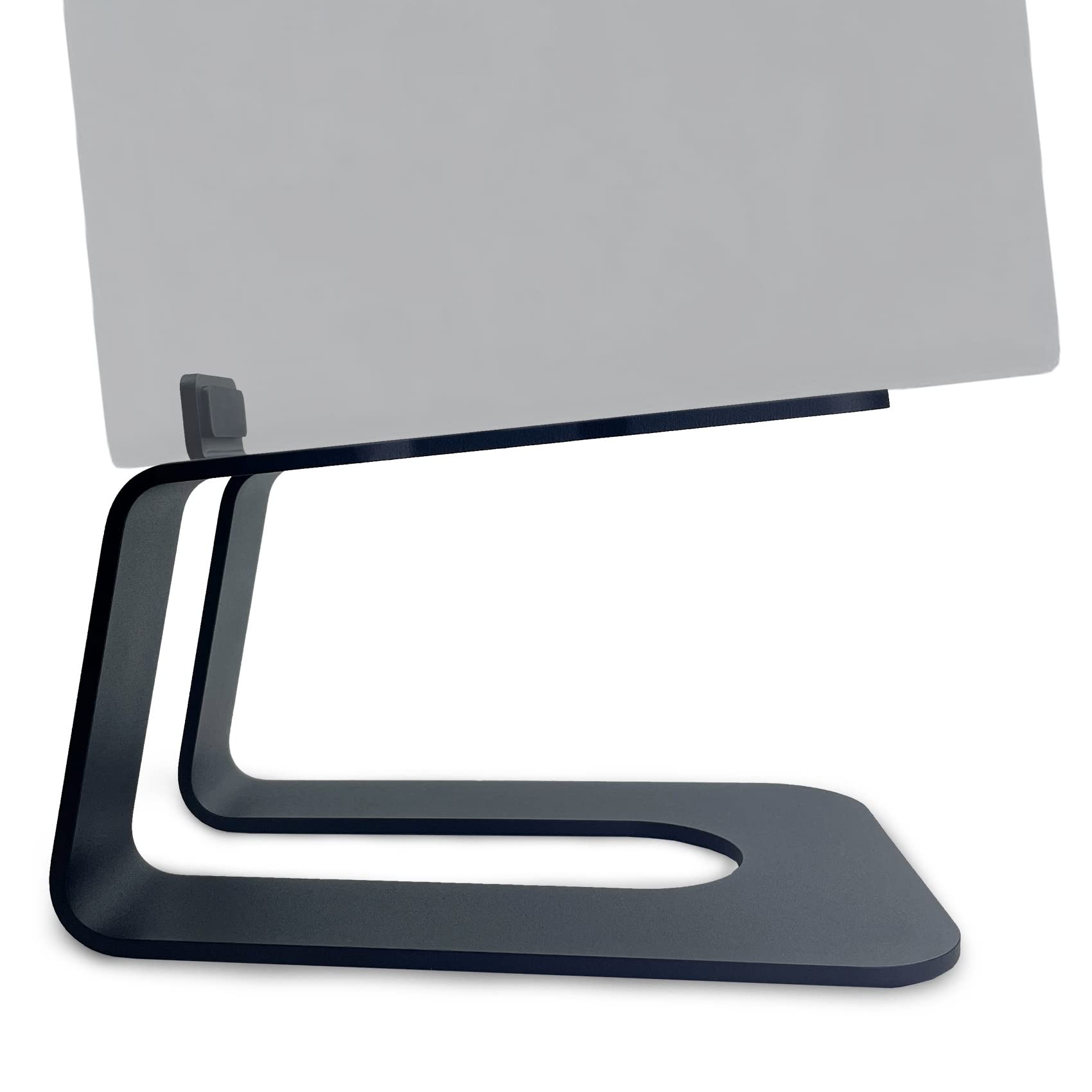 Soundrise PRO5 Studio Monitor Stands - Pair, Black, Desktop/Table, Heavy Duty, for Bookshelf Speakers, Sonos Play Five, Yamaha HS5 - Decouples, Dampens Vibration - Made in USA