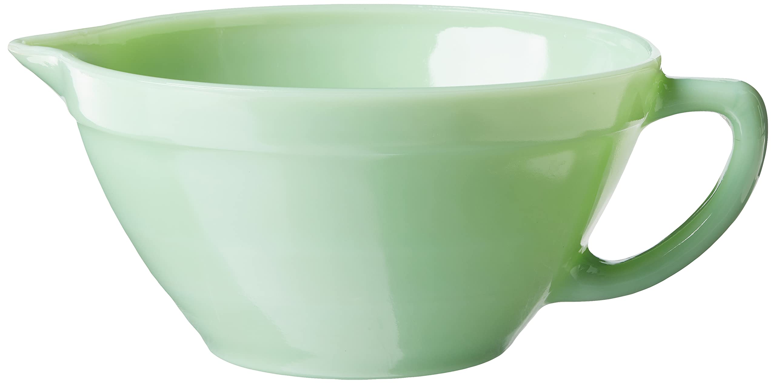 Jadeite Glass Collection⢠1.25 Quart Mixing Bowl w/ Handle