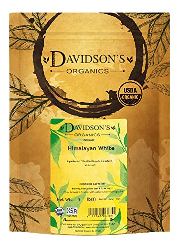 Davidson's Organics, Himalayan White, Loose Leaf Tea, 16-Ounce Bag