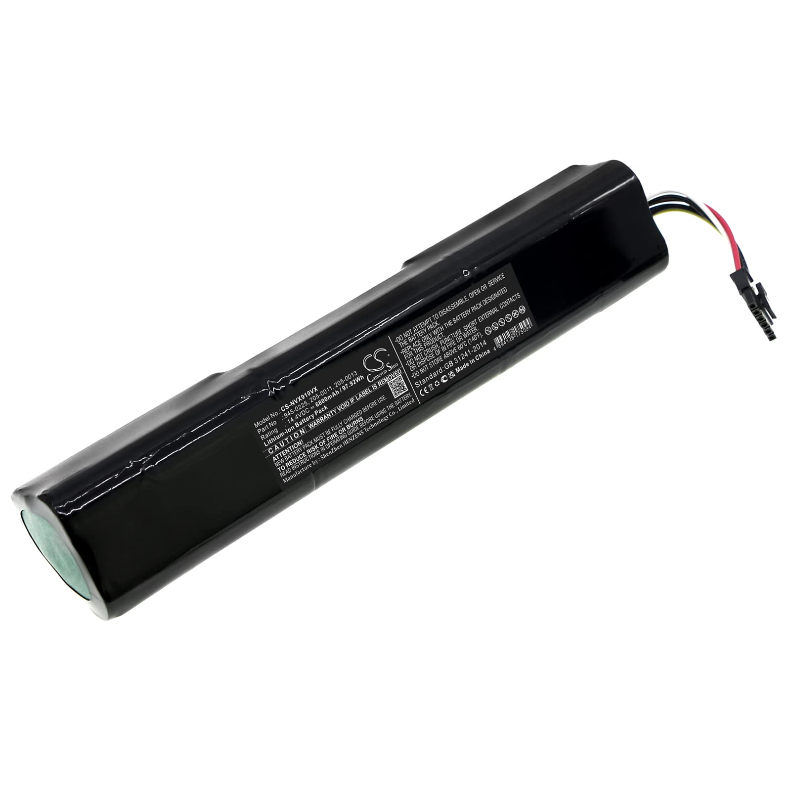 Cameron Sino Battery for Neato Botvac Connected,Botvac D702,Botvac D703,Botvac D703 Connected (945-028,Botvac D705,Botvac D705 Connected P/N:0810841012076,205-0011,205-0013,6800mAh