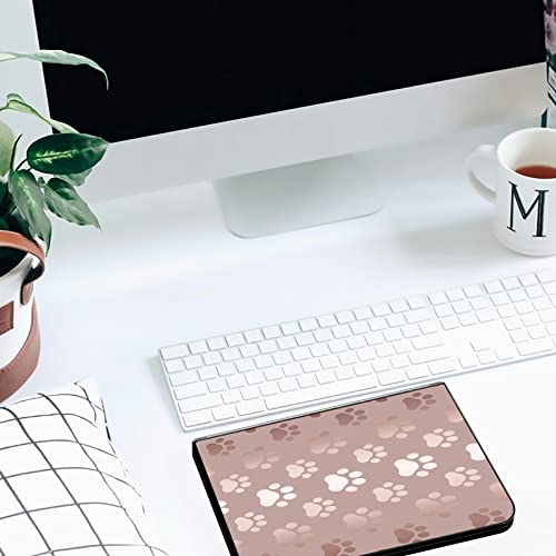Case for Microsoft Surface Duo Case,Surface Duo Leather Case 2020, AIRWEE Ultra Slim Hard PC Back Case Protective Fold Cover for Microsoft Surface Duo,Pink Paw Print