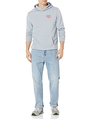 GAP Mens Original Straight Fit Jeans, Light Wash, 32W x 32L US