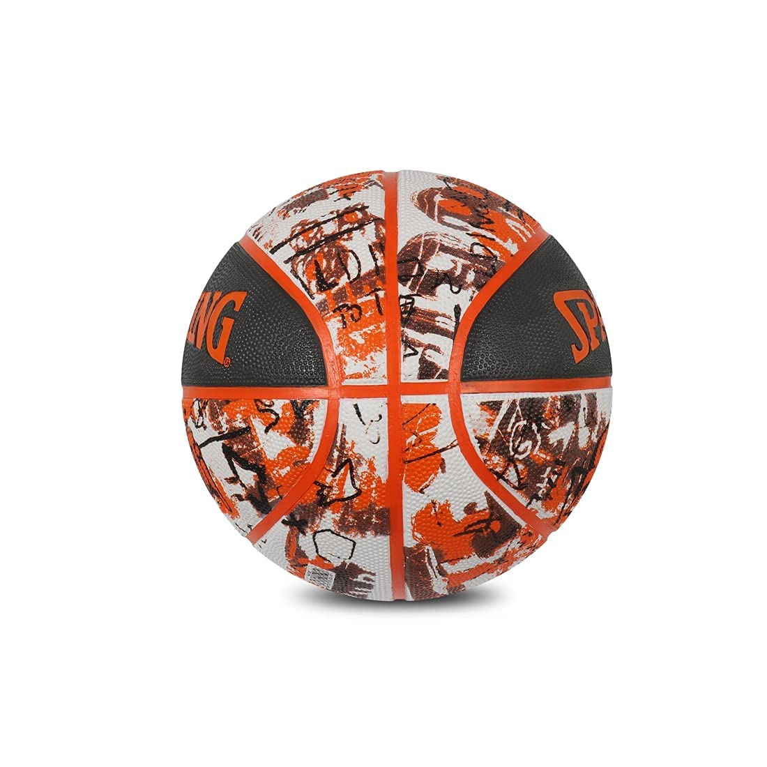 Spalding Graffiti Match NBA Adult Basketball Ball Orange Official Full Size 7