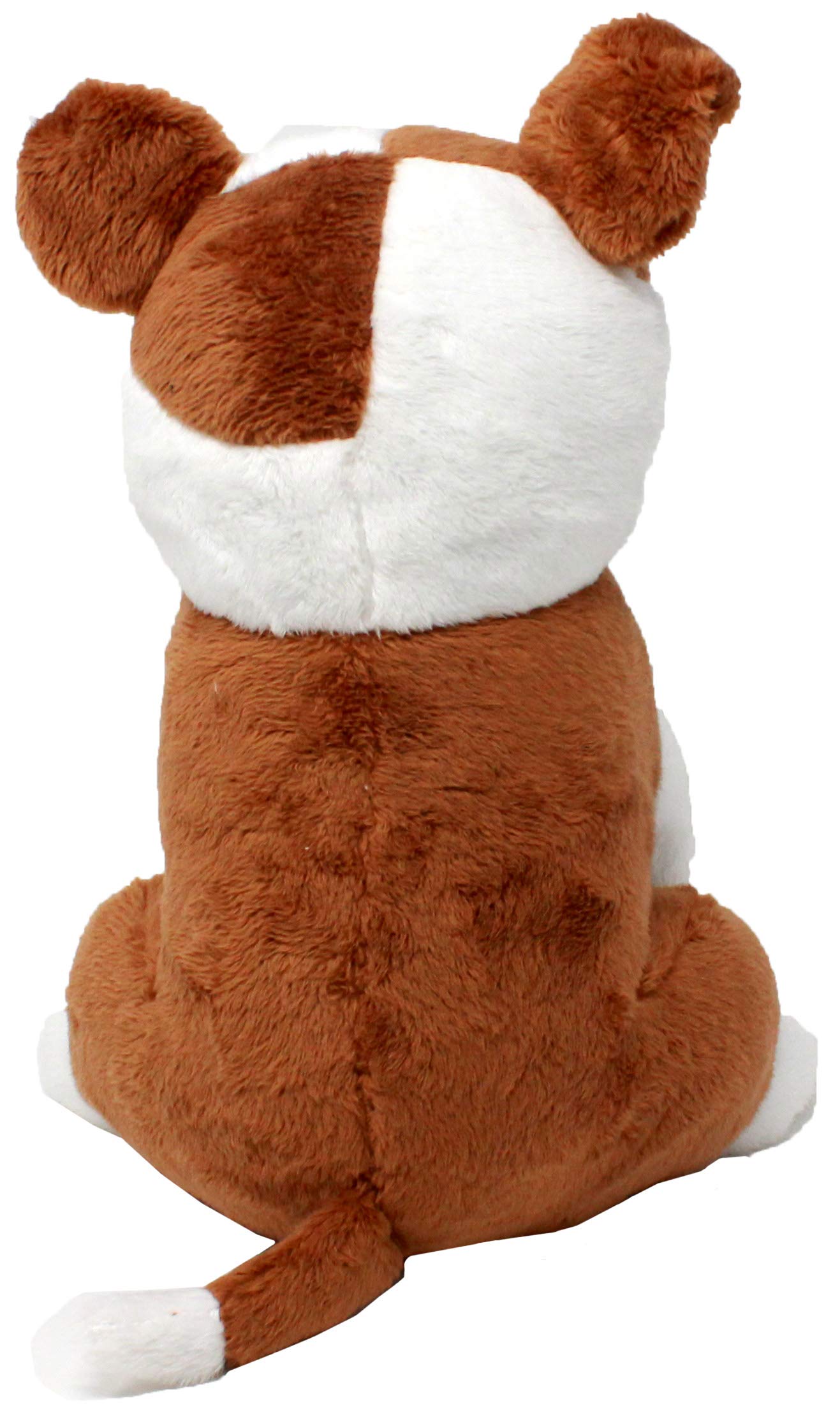 Shelter Pets 10" Brown & White Pitbull Plush - Tillman - Real-Life Adopted Staffordshire Terrier - Supports Animal Shelters