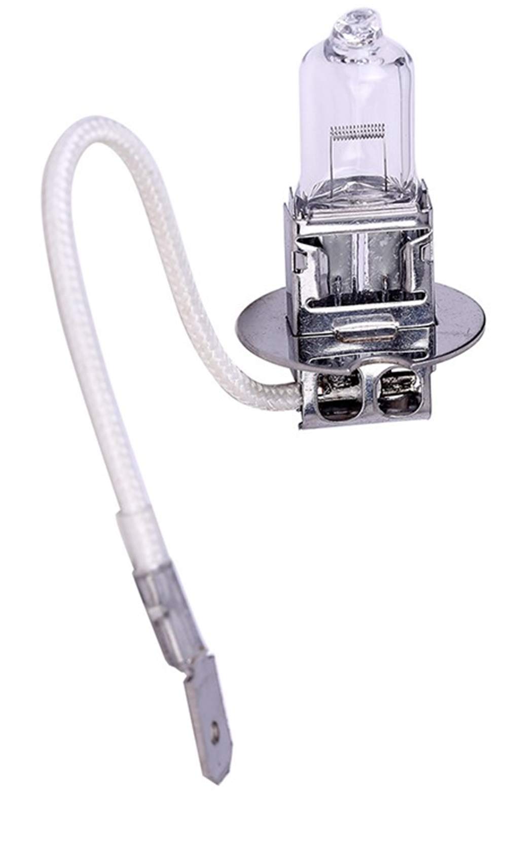 H3 12V 55W Halogen 55W H3 Halogen Bulb Super Warm White 55 Watt 12 Volt Halogen Light Bulb for Car Automotive Fog Lights,4 Pack