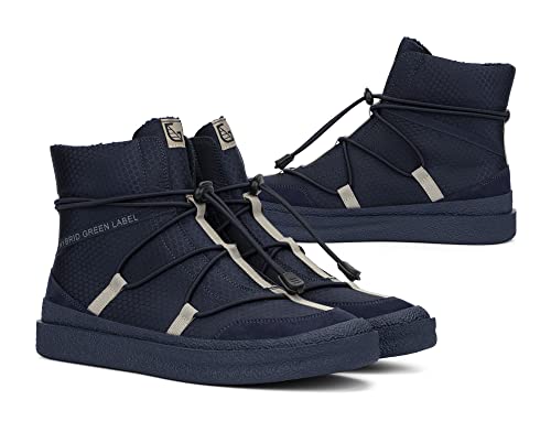 Hybrid Green Label Men's Shift Fashion Casual Sneaker High Top Athletic, Bungee, Round Toe, Rubber Outsole; Size 11