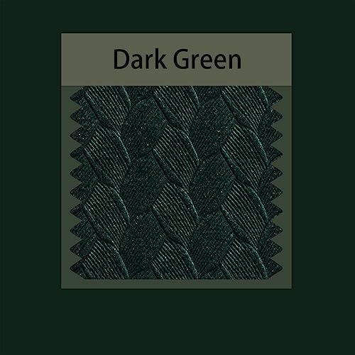 Embossed Velvet Curtain Panels Textured Room Darkning Window Treatments for Sliding Glass Door Extra Wide Custom Length Drapes, Custom Size, Dark Green