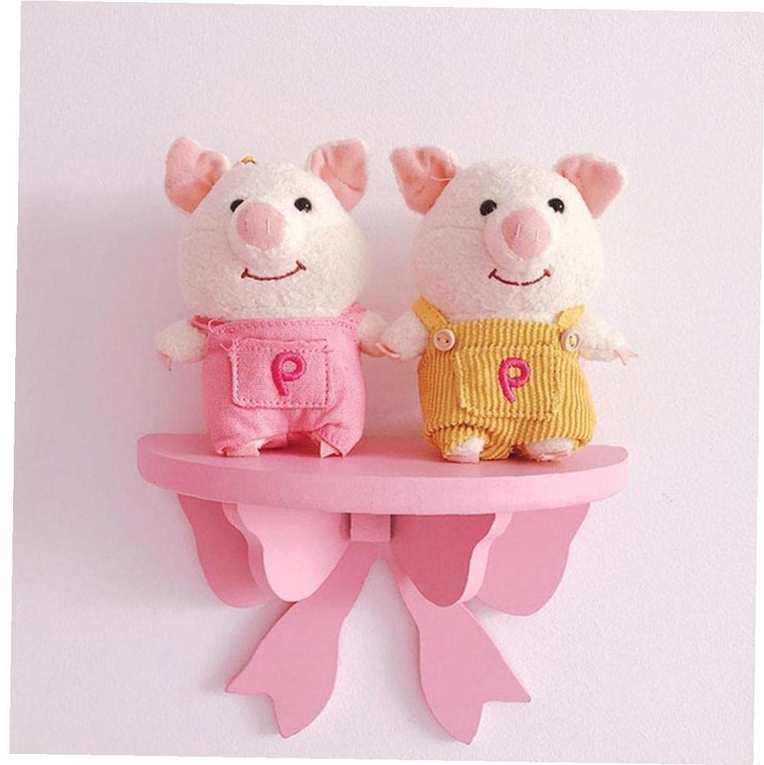 Froiny Princess Room Bow Shelf Cute Bow Decoration Rack Kids Room Wall-Mounted Storage Stand Birthday Wedding Decor