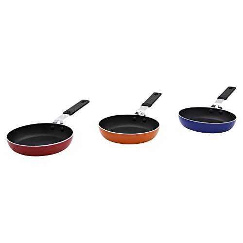 Imusa USA 6'' Mini-Egg Pan in either Red, Orange or Blue, Surprise Color