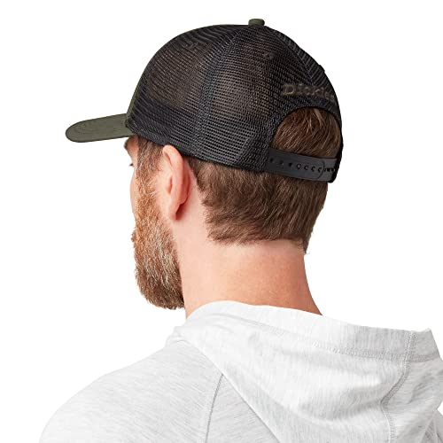 Dickies Men's Canvas Trucker Cap, Moss Green, One Size