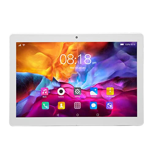 Calling Tablet, 5G WiFi Calling Gold 10.1in Tablet 100β240V MT6592 10 Cores for Study (US Plug)