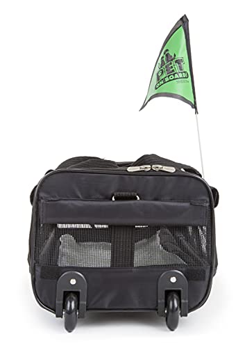 Sherpa Ultimate On Wheels Travel Pet Carrier, Airline Approved & Guaranteed On Board - Black, Large