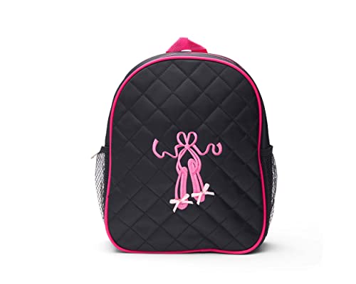 GLOBAL FBA INC Dance Bag For Girls 3-9 Years Old, Backpack Ballet with Padded Straps, Ballet Items, Ballerina Gifts For Little Girls