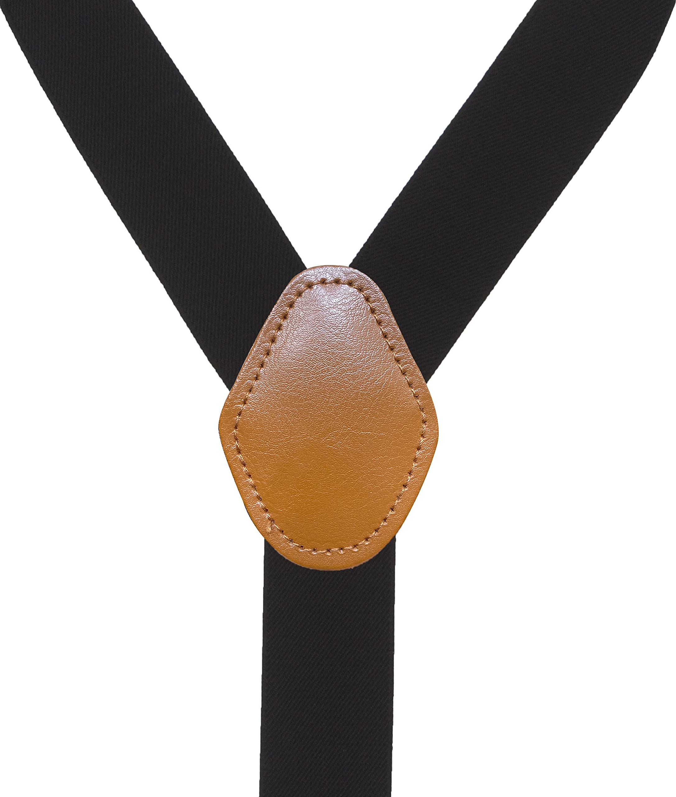 Cedrainy Suspenders for Men 3 Swivel Hooks 1.4 Inch Wide Adjustable Elastic Braces with Heavy Duty Belt Loops (Green)