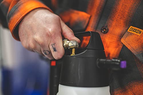 Goizper Group iK Sprayers - Foam Pro 2+ (Plus) Sprayer - Pump Spray Foamer with Schrader Valve - Professional Car Wash & Detailing, Dry/Wet Foam, Pressure Release Safety Valve, PVC Hoses (1.25 Liters)