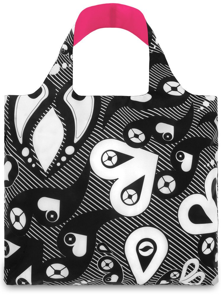 LOQI Women's Uberpup Hearts Bag